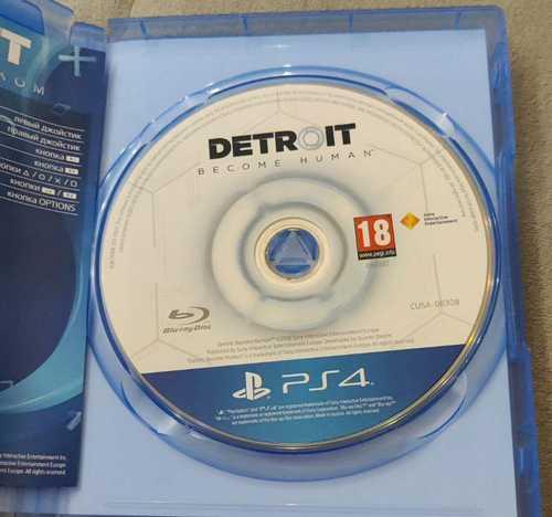 Диски на ps4 "Detroit become human"