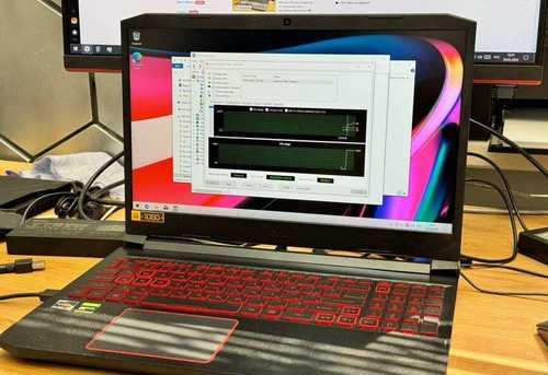 Игровой ноутбук 15.6" Acer Nitro 5 AN515-44, 256 ГБ, Ryzen 5 4600H, RAM 8 ГБ, GeForce GTX 1650 Ti 4 ГБ