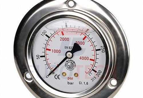 Манометр M637PFL0/400 BAR, диам 63 мм, 1/4"