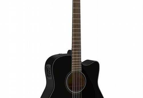 Электро-акустическая гитара yamaha FGX800C black