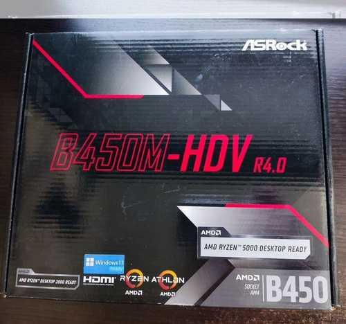 Комплект ASRock B450M-HDV R4.0   Ryzen 3 1300x   1