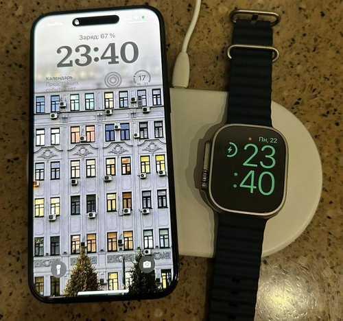 Беспроводная зарядка на iPhone