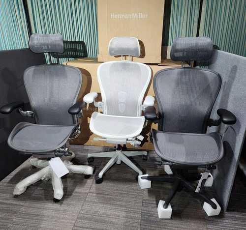 Новые Herman Miller Aeron, кресла оригинал