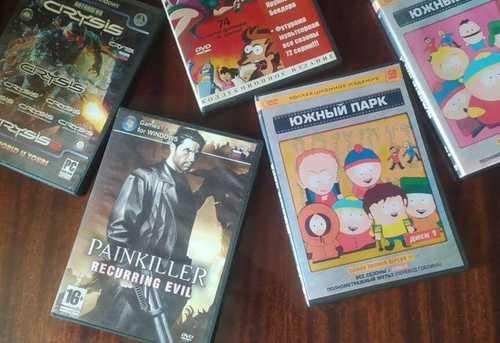 Dvd диски мультфильмы играми