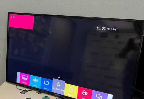 Телевизор digma диагональ 50 SMART TV