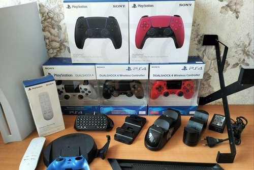 Новый DualSense PS5/ Dualshock PS4/ Зарядка