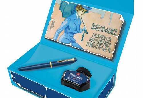 Ручка перьевая Pelikan M120 Iconic Blue перо F