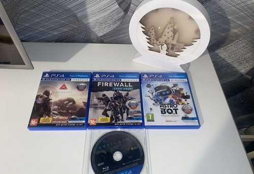 Диски на ps4 vr astro bot farpoint firewall zero