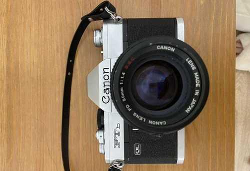 Пленочный зеркальный фотоаппарат Canon FTb QL