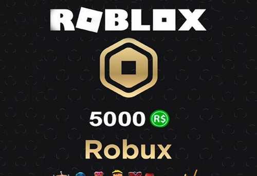 Пополнение Roblox 5000 Robux