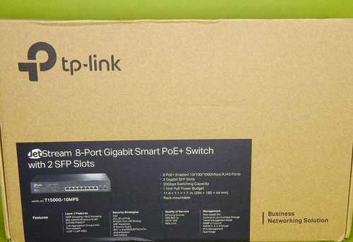 TP-Link 8 Port Gigabit PoE Switch T1500G-10MPS