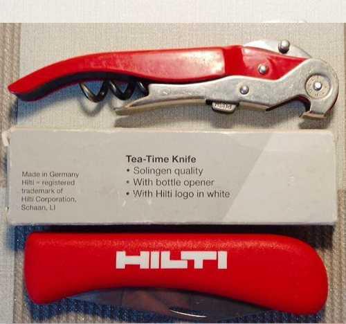 Нож hilti и открывашка Pulltex