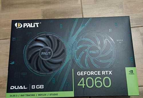 Новая Palit nvidia GeForce RTX 4060 dual