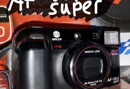 Пленочный фотоаппарат Minolta AF-tele super 35mm