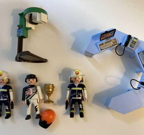Playmobil полиция пожарники фигурки