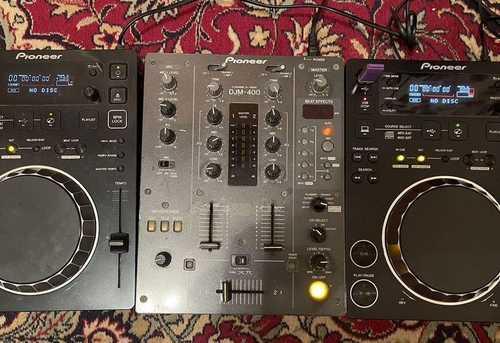 Dj комплект pioneer cdj 350 и djm 400