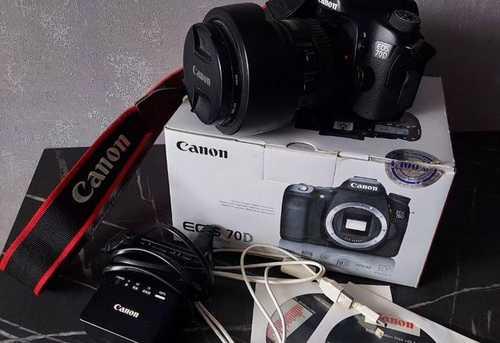 Зеркальный фотоаппарат Canon 70d
