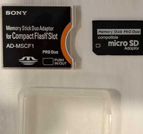 Адаптер Sony AD-mscf1  Memory Stick Pro Duo - Micr