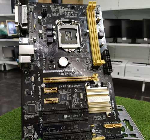 Материнская плата Asus H81M-plus LGA 1150