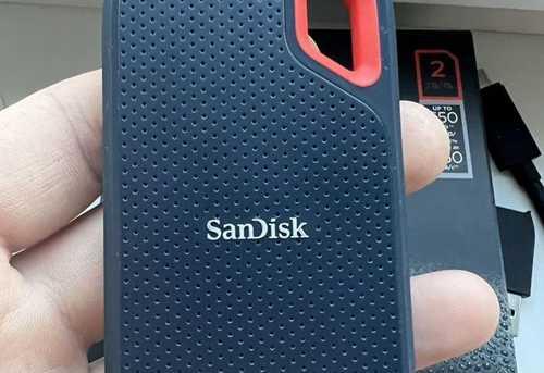 Внешний SSD Sandisk extreme 2TB