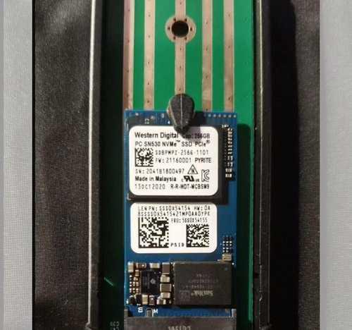 SSD Western Digital m.2 2242 256 Gb SN530 NVme