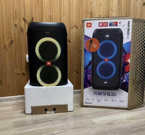 JBL Partybox 100 оригинал, идеальная