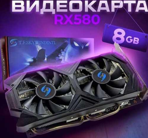 Видеокарта Radeon RX 580 8 гб tfdp (новая)