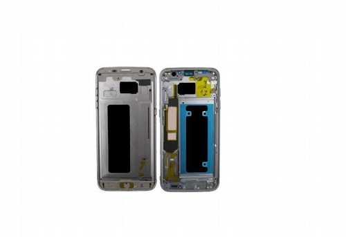 Корпус для Samsung Galaxy S7 Edge/G930 Серебро (С