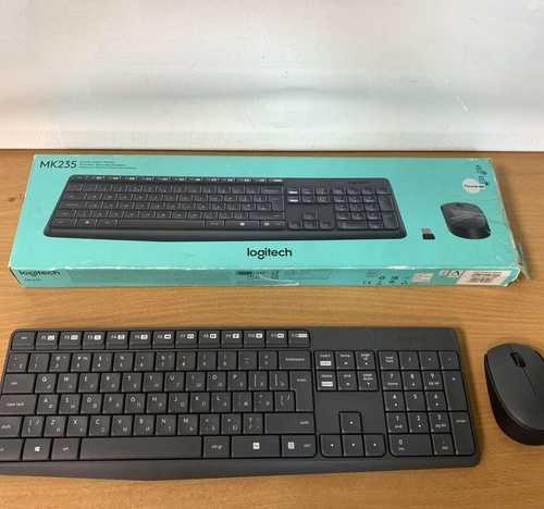 Комплект Клавиатура   мышь Logitech MK235