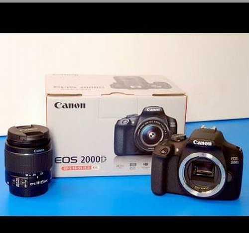 Зеркальный фотоаппарат Canon EOS 2000D Kit 18-55 I