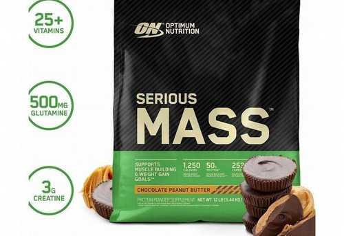 Гейнер Serious Mass 5.5 кг chocolate peanut butter