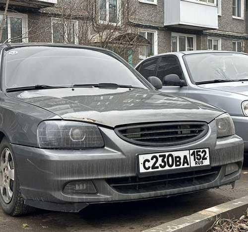 Капот на hyundai accent