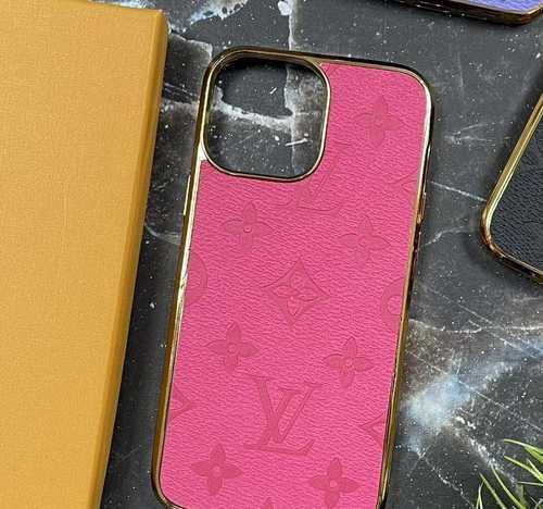 Чехол на iPhone 13 Pro Max Louis Vuitton красный