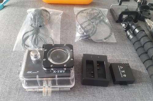Экшн камера X-Try XTC196 с кейсом и креплениями