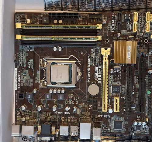 Комплект на материнской плате asus B85M-E LGA 1150