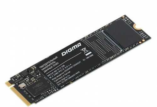 SSD накопитель Digma Mega M2 dgsm3512GM23T 512гб