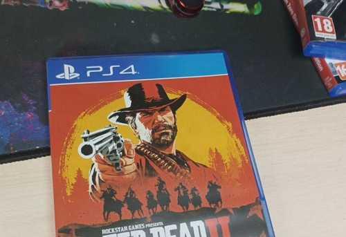 Игры для приставок ps4 диск Red Dead Redemption 2