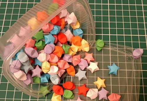 Звезда оригами с пожеланиями предсказаниями