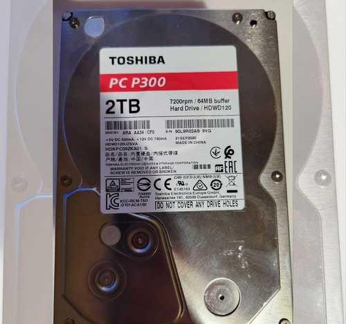 Жесткий диск toshiba 2 тб