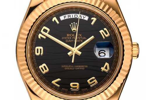Швейцарские часы Rolex Day-Date II 41mm Yellow Gol