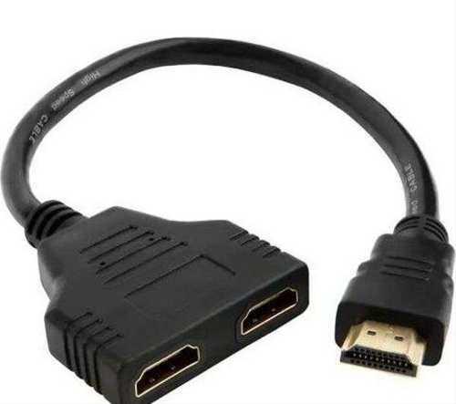 Разветвитель hdmi (сплиттер), 1 вход 2 выхода