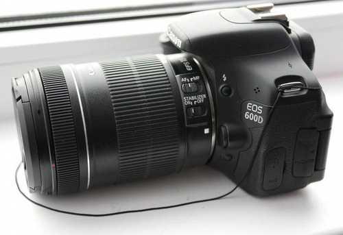 Canon EOS 600D + 18-135 mm + сумка + карта 16 gb