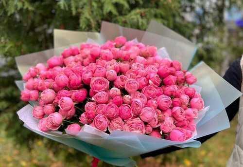 Букет цветов. Премиум букет из 35 пион роз