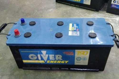 Аккумулятор для авто Giver Energy 190 ач пп