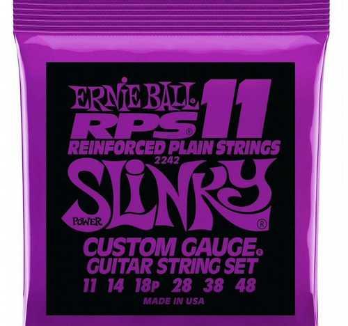 Струны для электрогитары Ernie Ball 2242 RPS11 Power Slinky