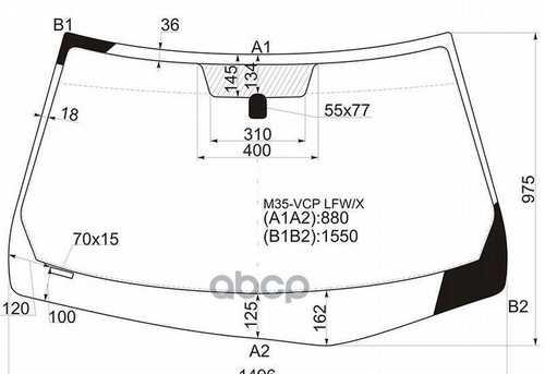 Стекло лобовое Infiniti M35 04-10 / M45 07-10 M