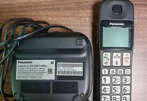 Радиотелефоны dect Panasonic KX-TGE110 и KX-TG2511