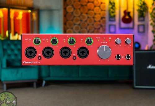 Focusrite Clarett+ 4Pre