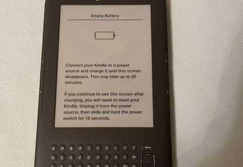 Электронная книга amazon Kindle 3