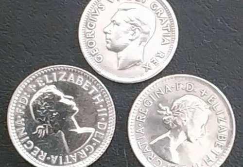 Серебряные монеты Канады и Австралии